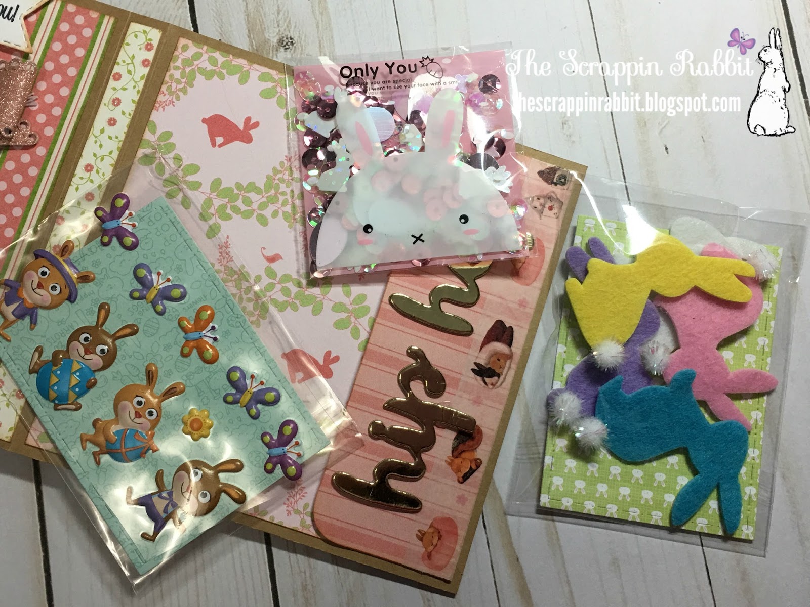 The Scrappin Rabbit: Bunny Flip Book For A Crafty Swap