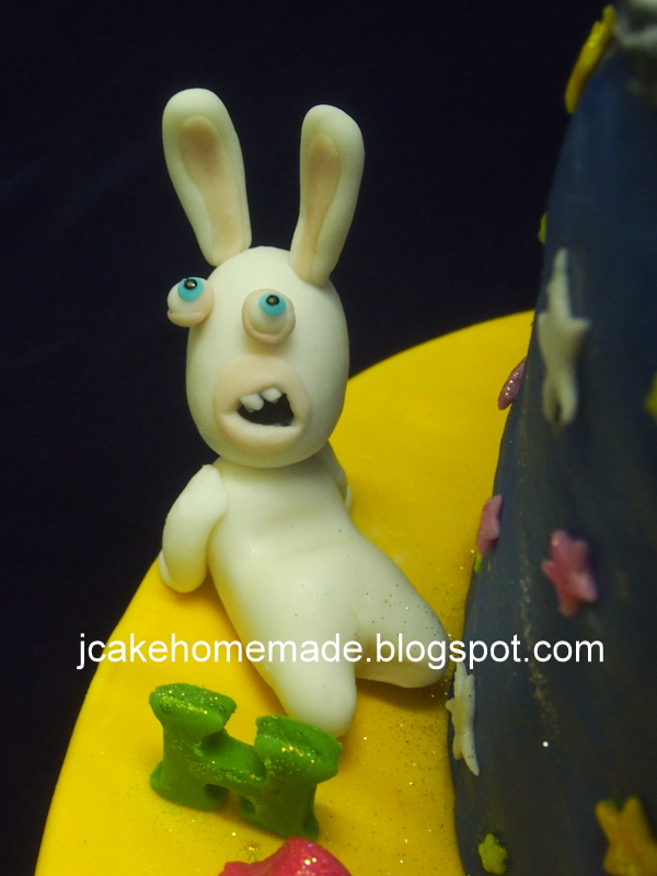 Jcakehomemade: Rabbids Invasion birthday cake 瘋狂兔子 入侵蛋糕