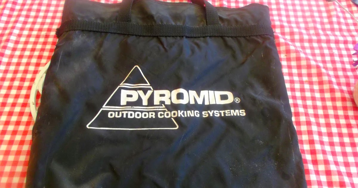The Pyromid Fordable And Portable Barbecue