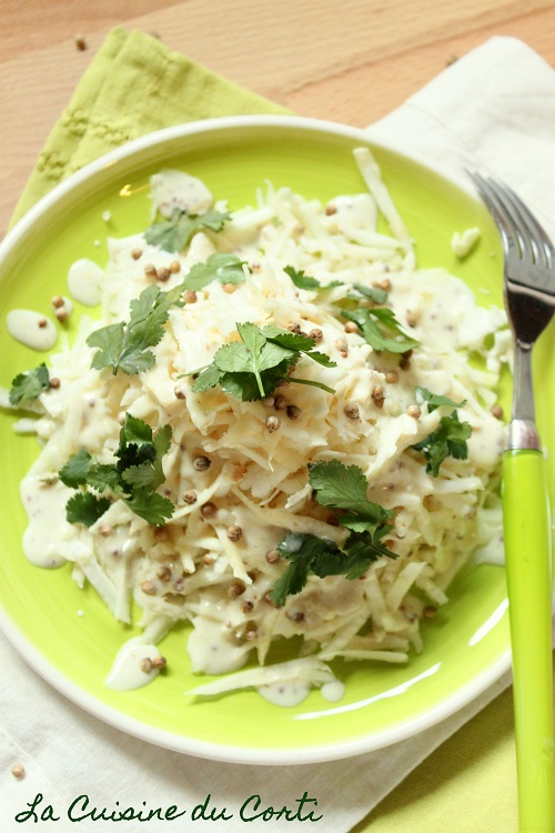 La Cuisine du Corti: Salade de céleri-rave à la coriandre