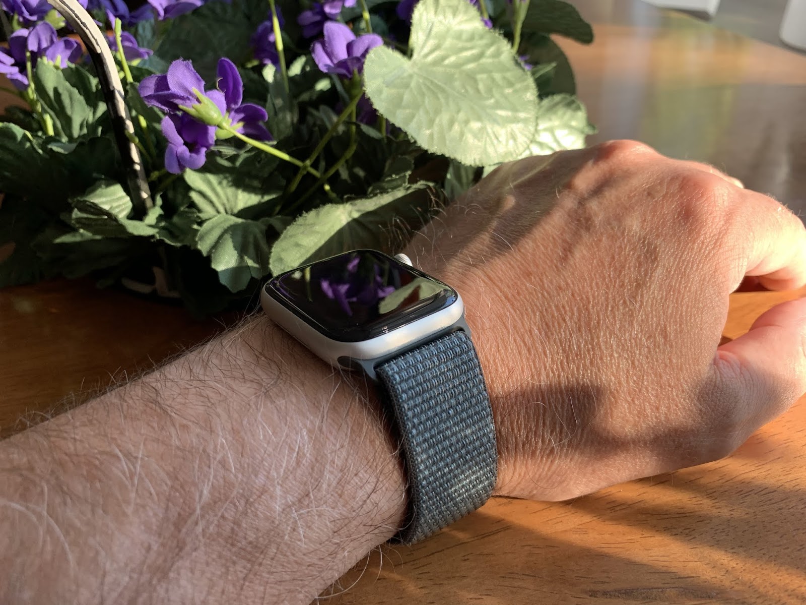 Storm Gray Sport Loop Watch Band from Apple for the Apple Watch