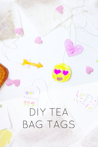 DIY Tea bag tags | Love from Be