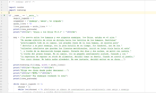 Graficación : Unidad 3: Programar juegos sencillos.