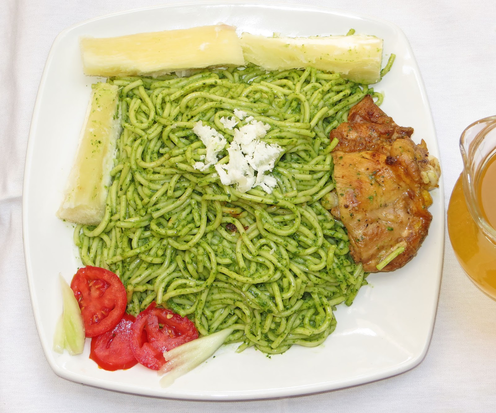 Recetas de Comida: Tallarines verdes