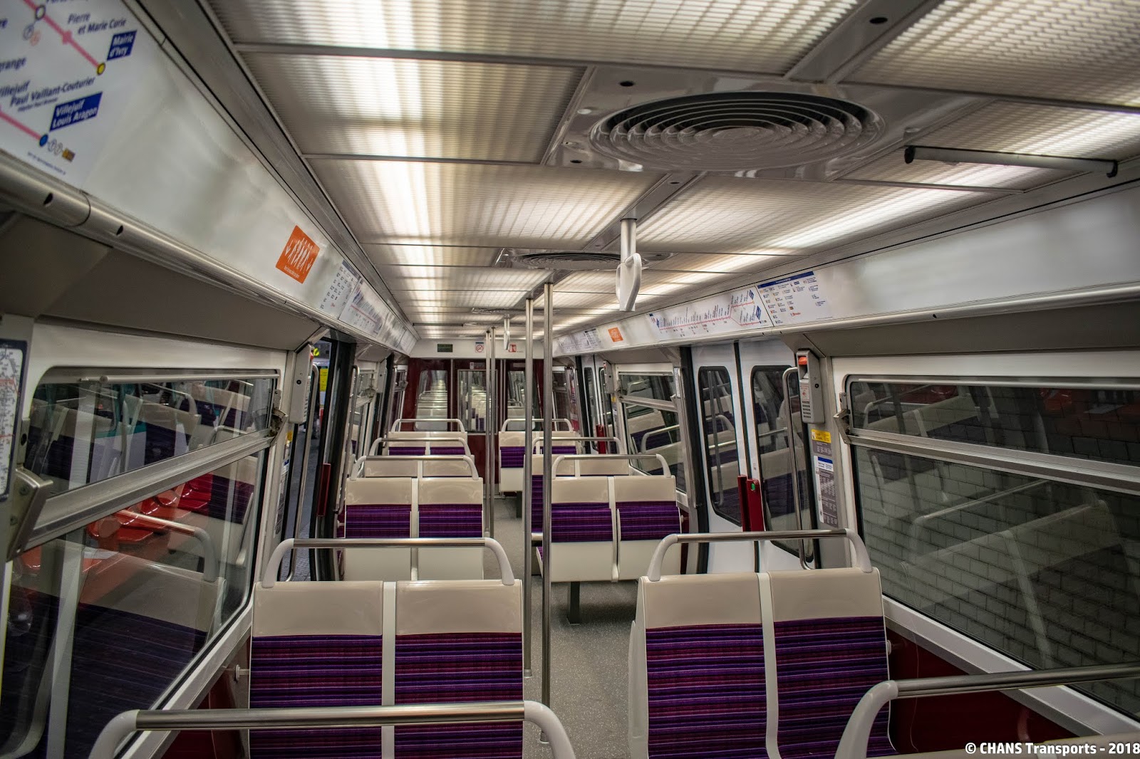 [RATP] Mise en service du premier MF77 rénové (166) aux couleurs d'Île ...