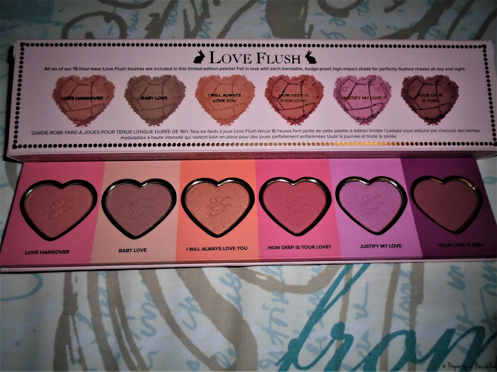 Too Faced Love Flush Blush Wardrobe