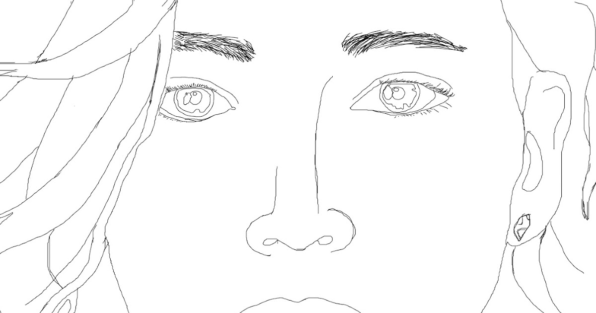 Celebrity Coloring Page - Jennifer Lawrence