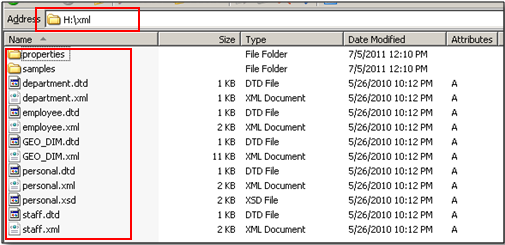 ODI Network: Creating an XML Data Server