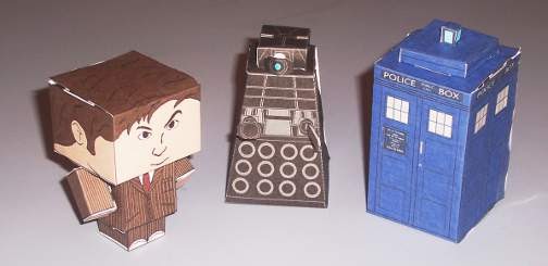 Homeschool Distractions: Doctor Who Paper Models
