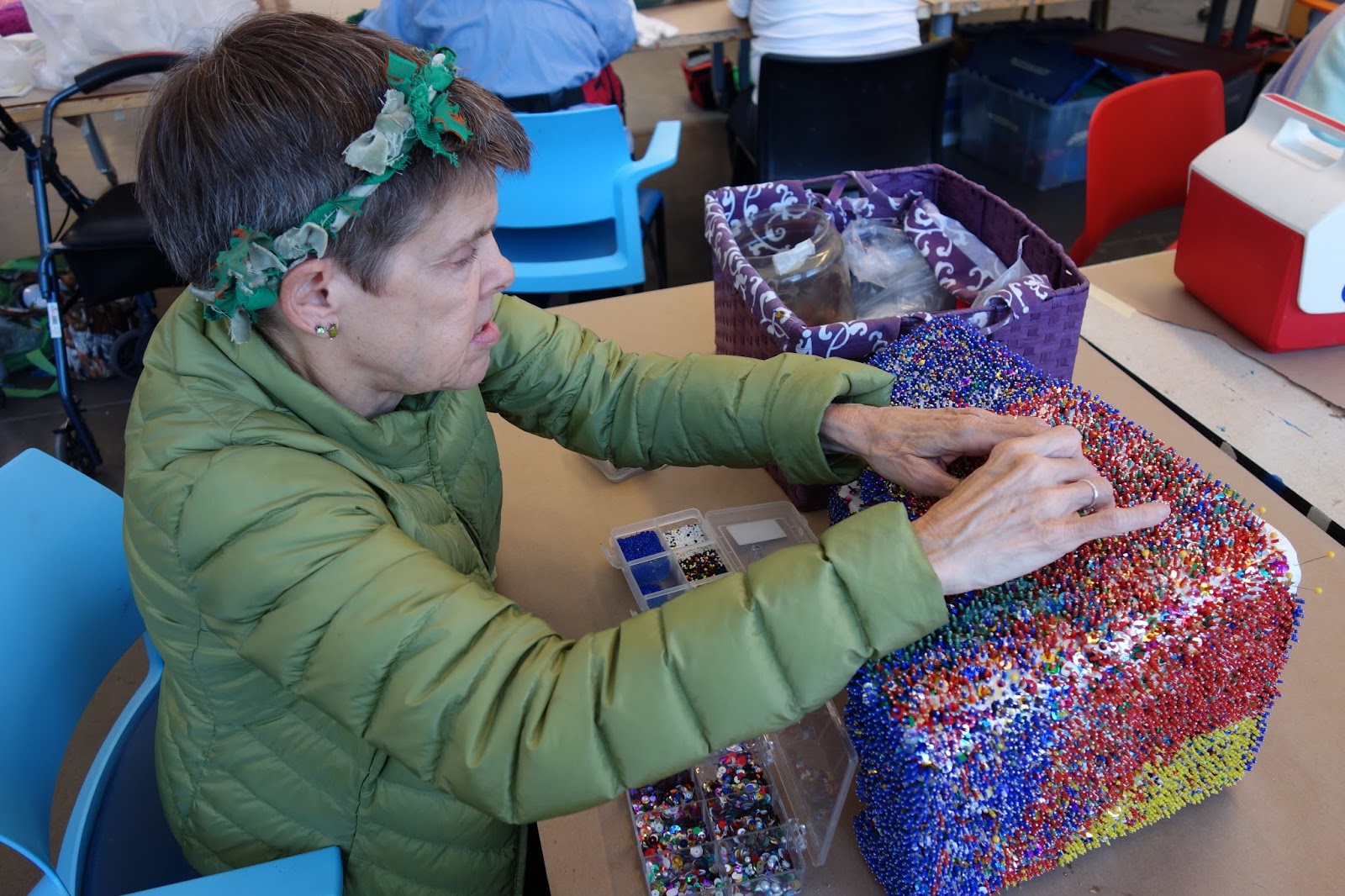 painting box: BOATS AT SOUTH WILLARD + CREATIVE GROWTH