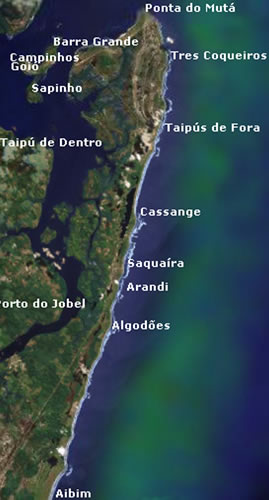 A Família Mochileira: Península de Maraú - BA - 2011