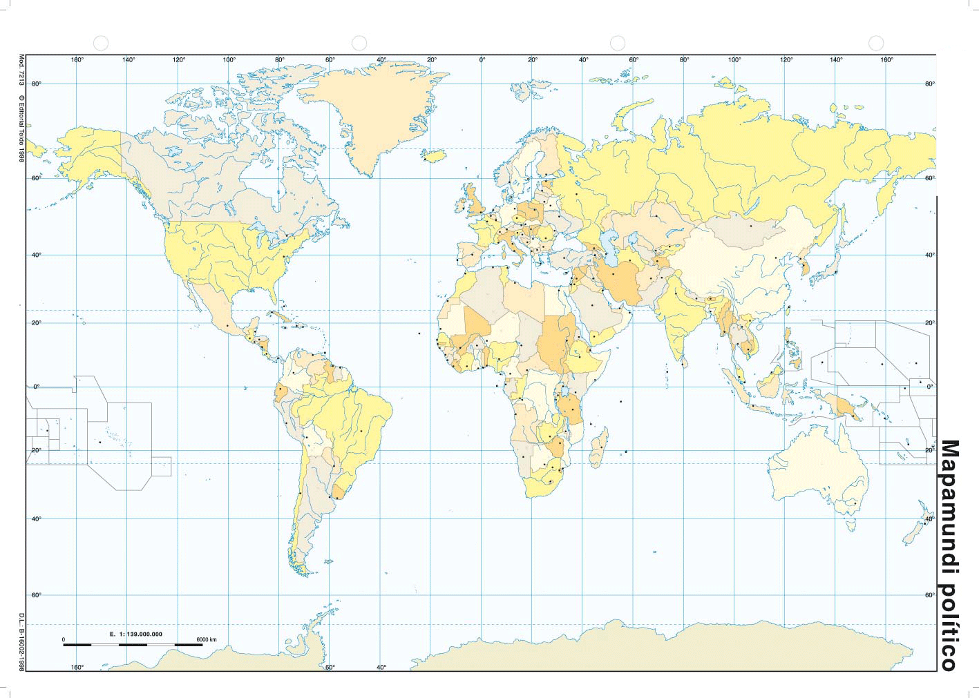 PMAR TEMA 3 - MAPAS POLÍTICOS DE LOS CONTINENTES