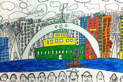 Splish Splash Splatter: James Rizzi City Drawings