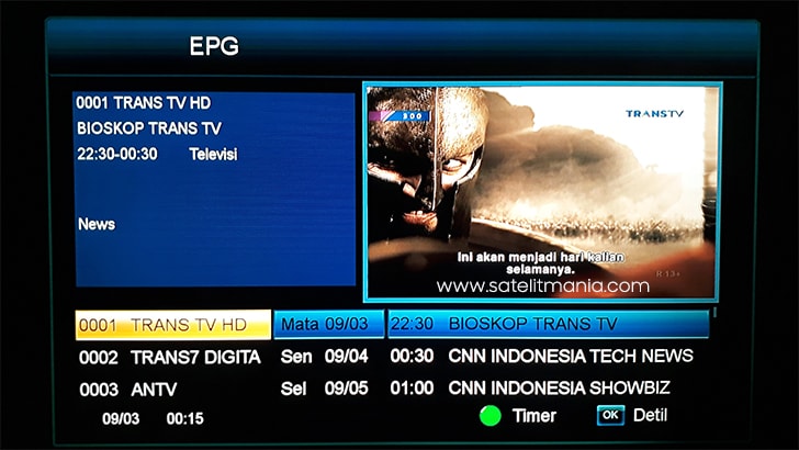 Apa itu EPG - Electronic Programme Guide? - SATELIT MANIA - Blog ...