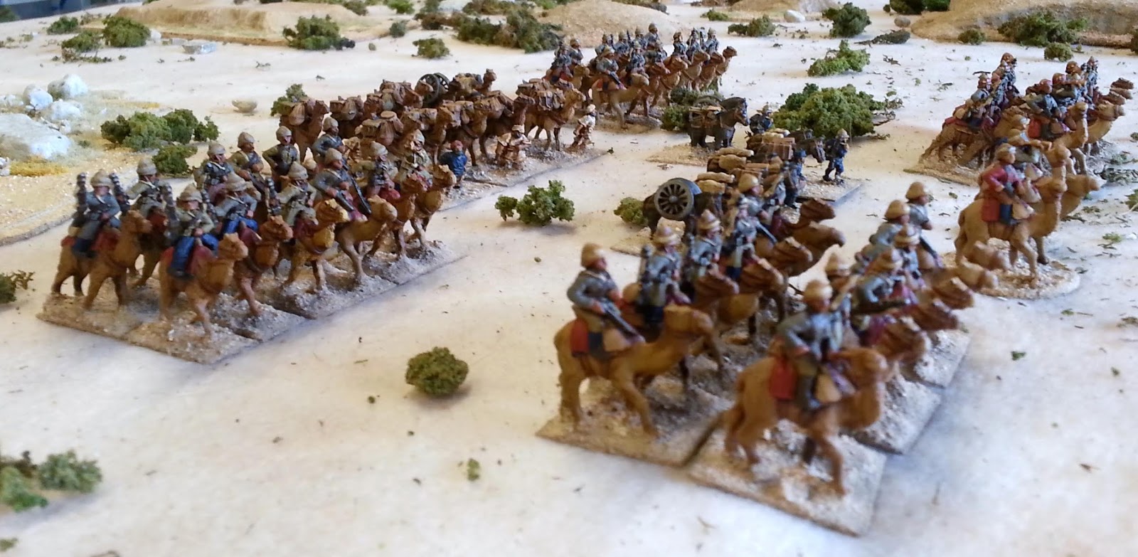 Point of Contact: Wargaming with ChuckaZulu: 15mm British Camel Corps