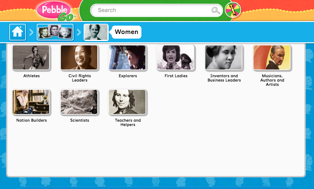 The Library Voice: Over 50 Women Biographies In PebbleGo Perfect For ...