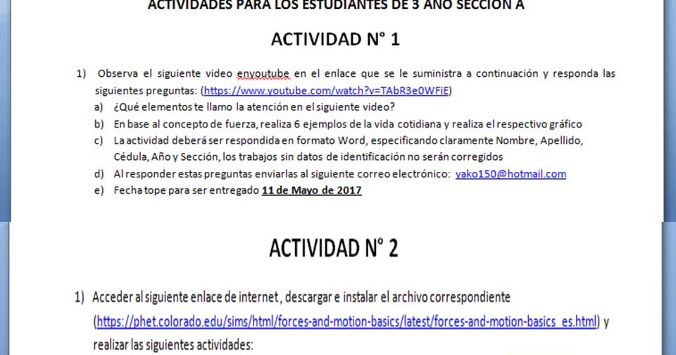 .: LCDO. JACKSON SANDOVAL FÍSICA 3ERO A