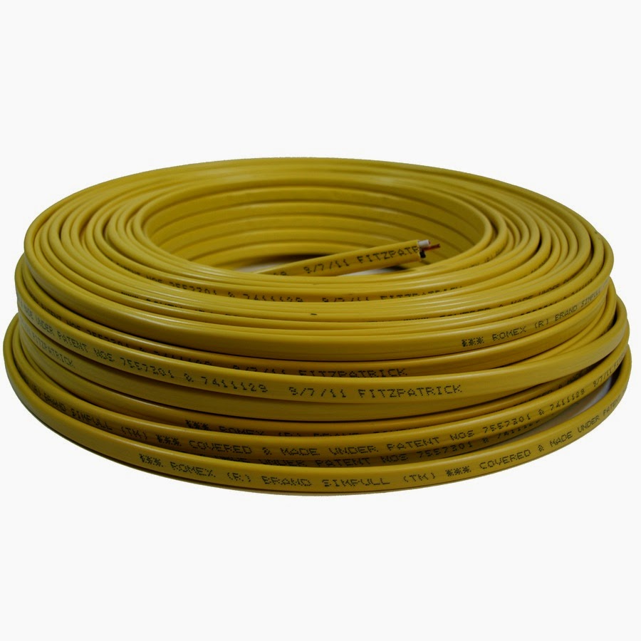 Electric Work: Wiring 250-ft 12-2 Indoor NonMetallic Wir