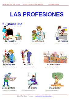 AUDICIÓN Y LENGUAJE: RECURSOS U.D. "EL TRABAJO"