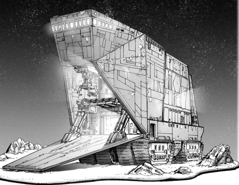 Sandcrawler Resin Kit Build