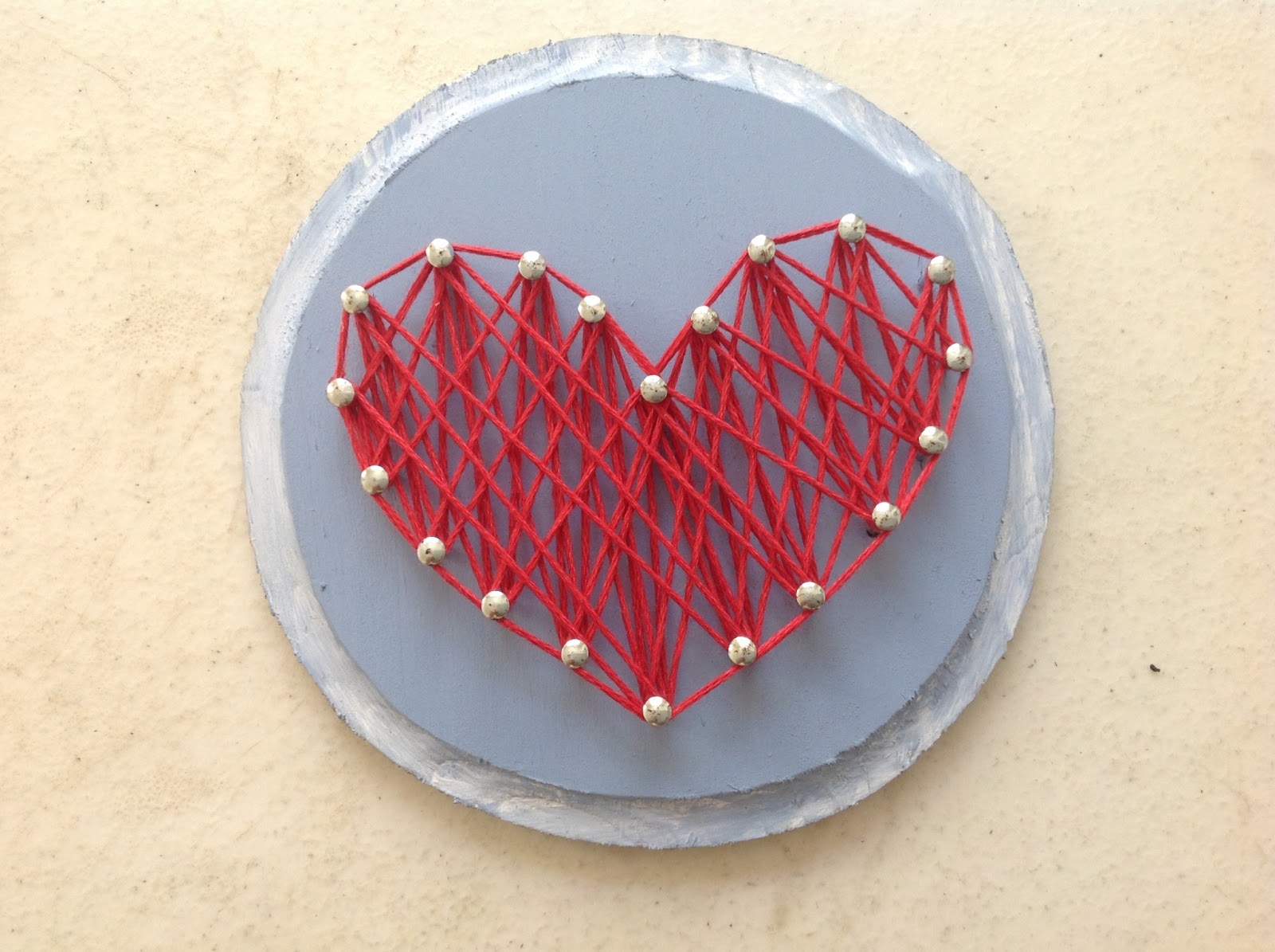 Alisha Craft: Cuadro de Clavos e Hilos