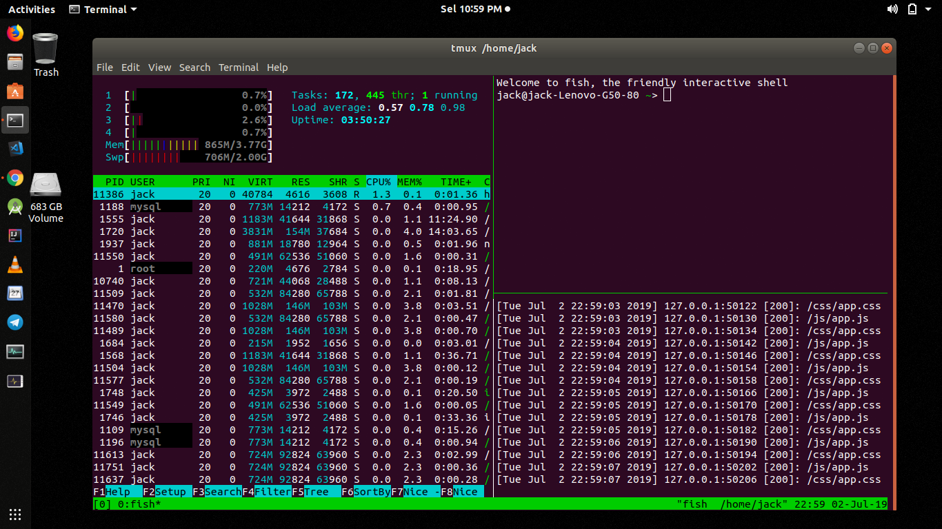 Mengenal Tmux (Terminal Multiplexer) di Linux Ubuntu - JKS Professional