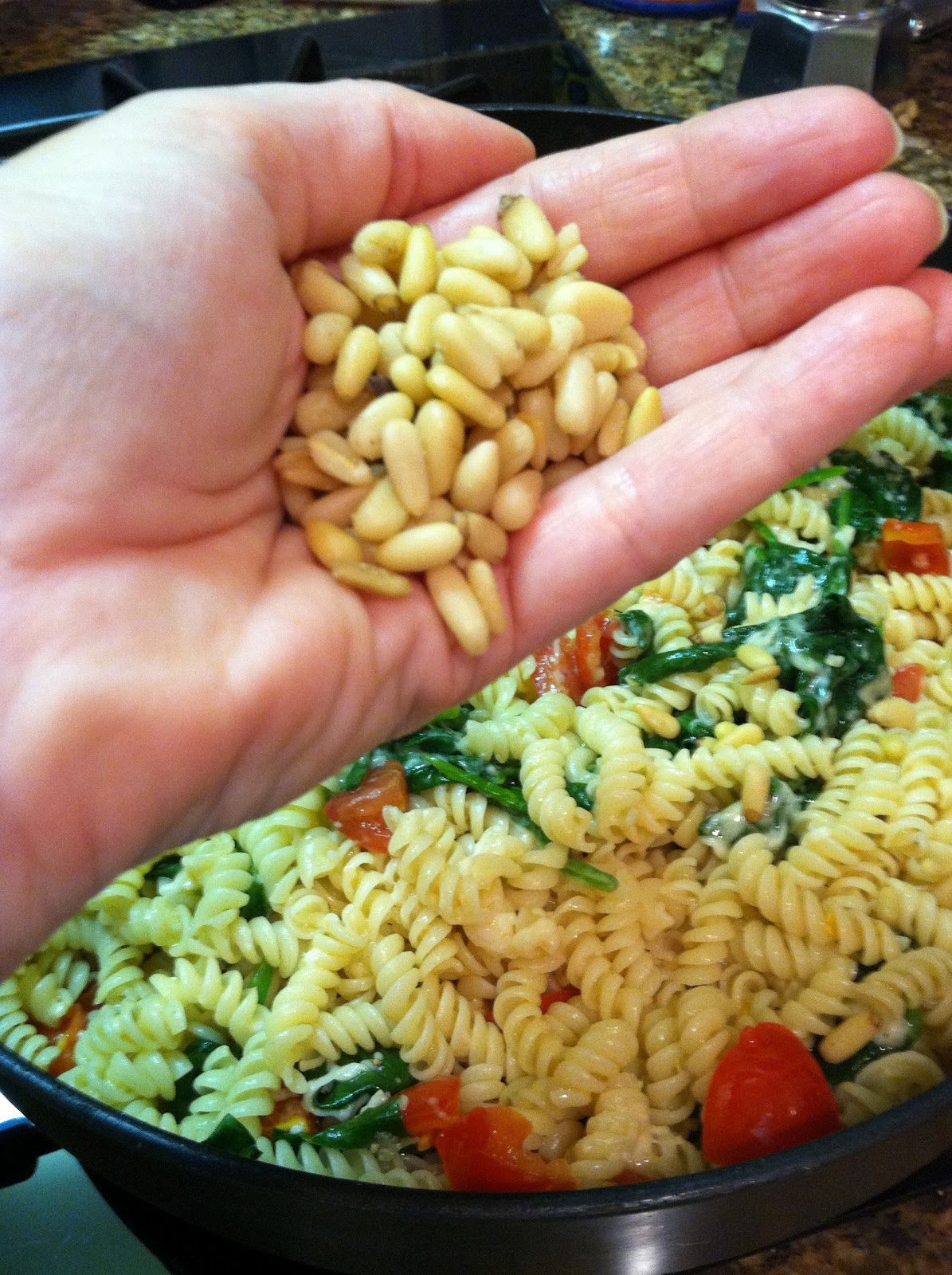 Little Magnolia Kitchen: Giada's Fusili Pasta with Spinach and Asiago ...