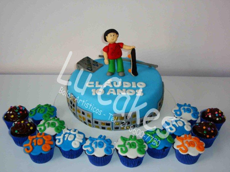 Lu Cakes - Bolos Artísticos: Bolo Skate