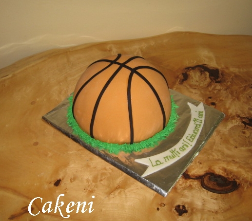 Kreativ Torta: Kosárlabda torta/Tort minge de baschet