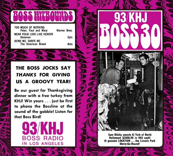 KHJ Boss 30 - November 8, 1967