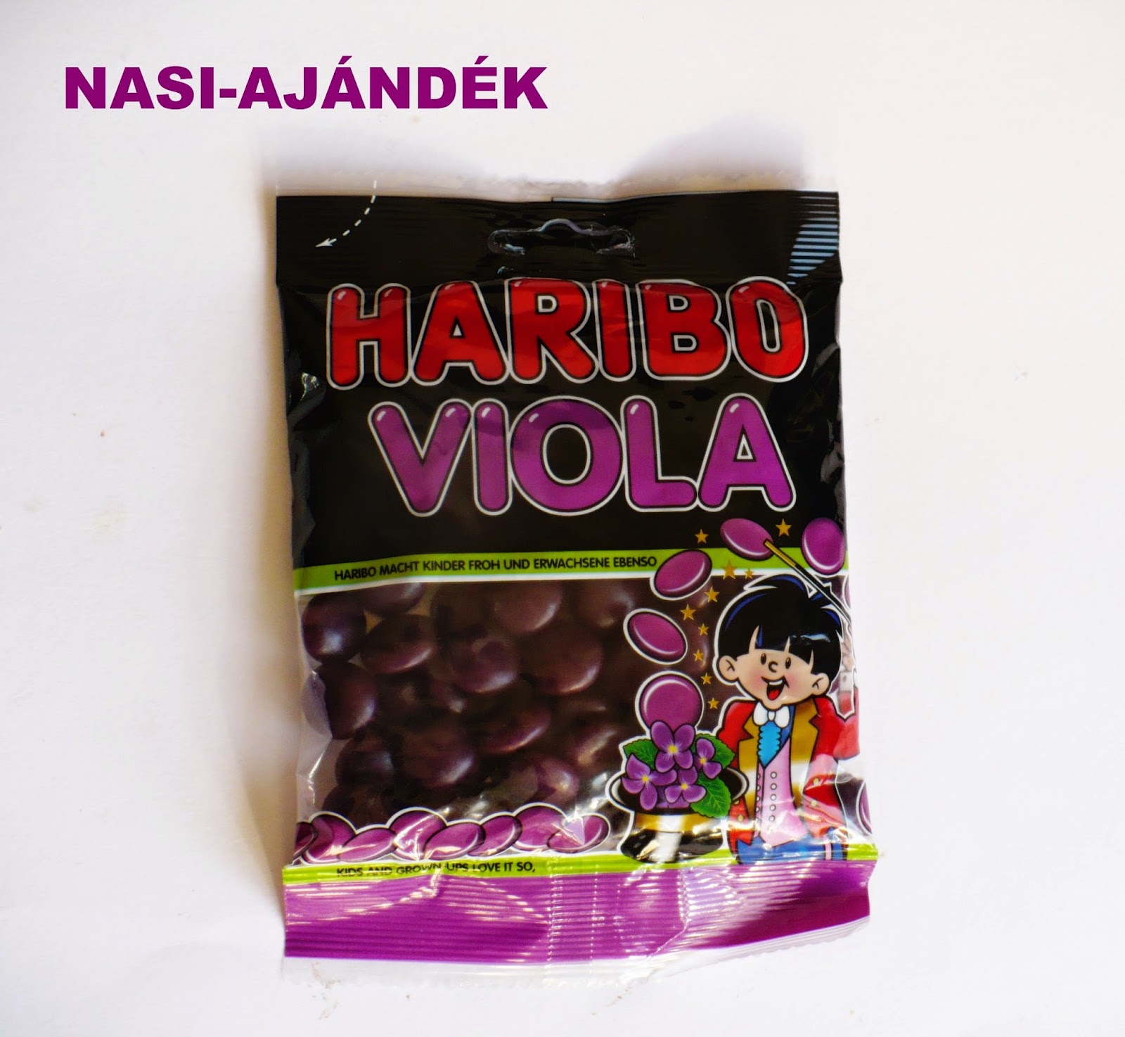 HARIBO 26.: VIOLA: ÉDESGYÖKÉR VIRÁGÍZZEL
