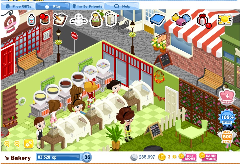 เกมส์เฟสบุค: Baking Life