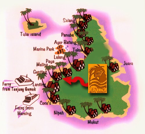 Tioman Island Package (Ukwa Travelink): Bayu Tioman Chalet