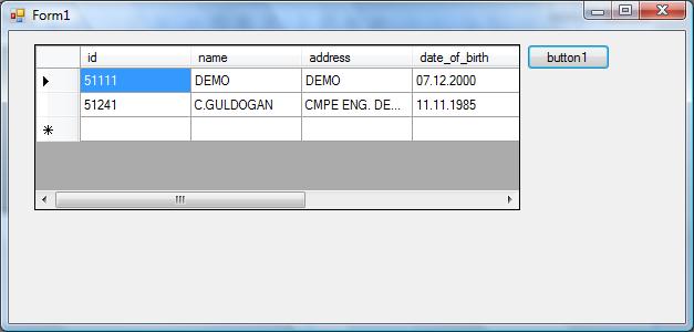 Datagridview Kullanımı | CSharp Courses