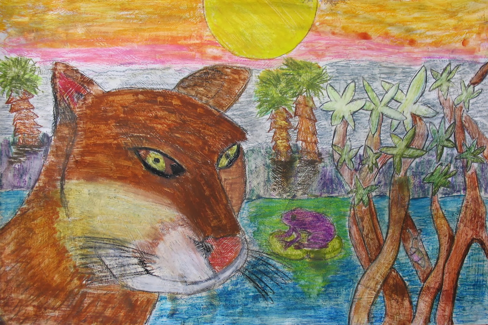 Kimberly Cheifer, Art Teacher: Everglades Drawings