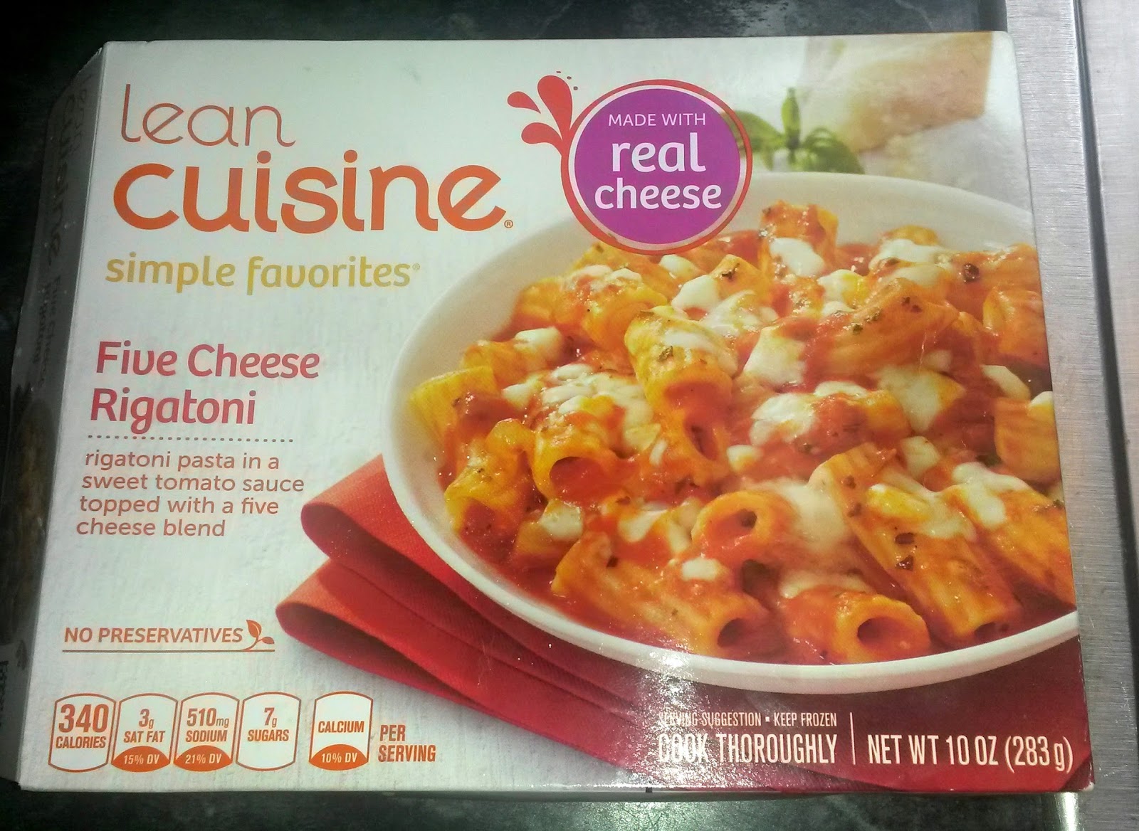 International food blog: PRODUCT REVIEW: Lean Cuisine Five Cheese Rigatoni