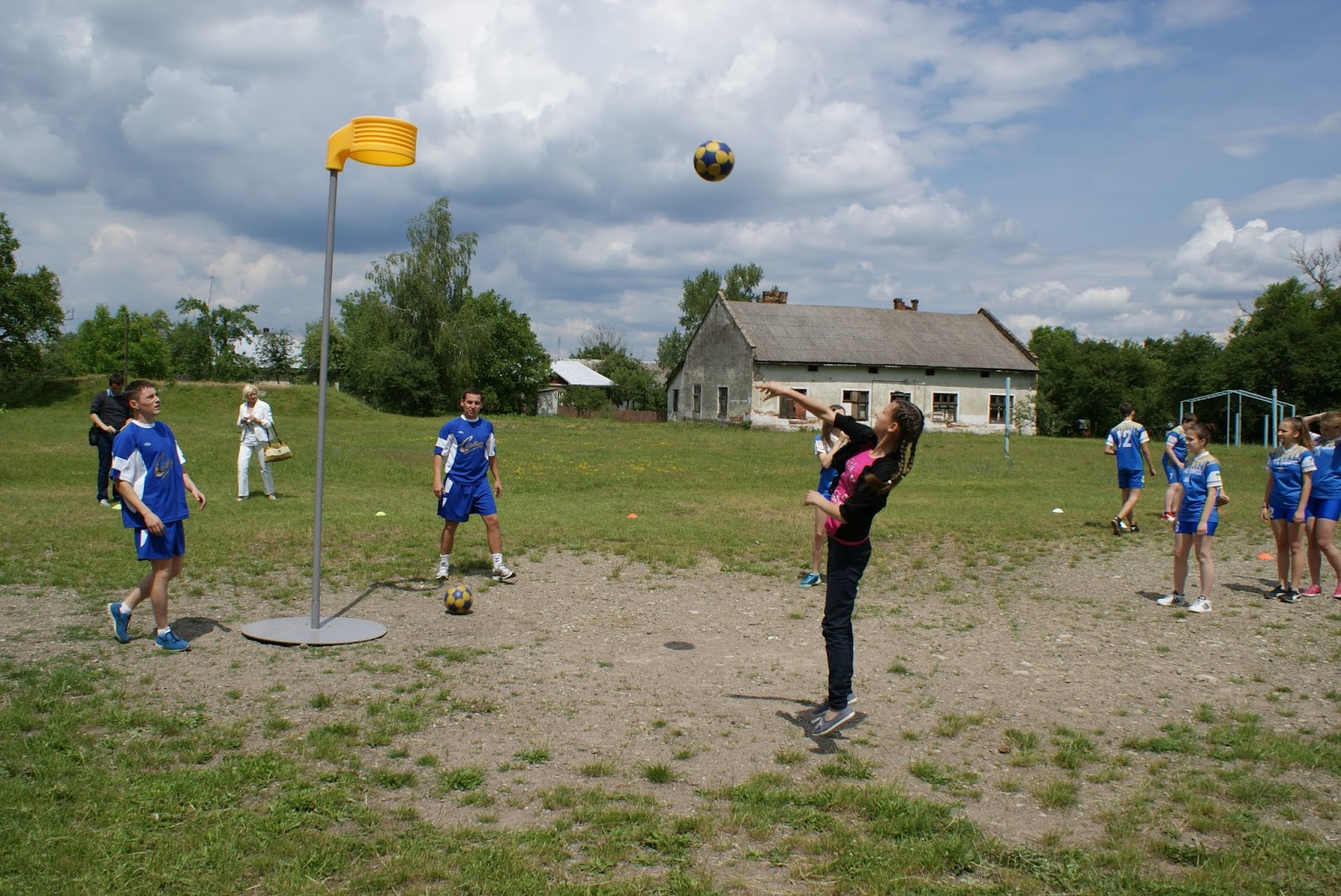 Korfball in Lviv: Korfball visit to Sokolivka