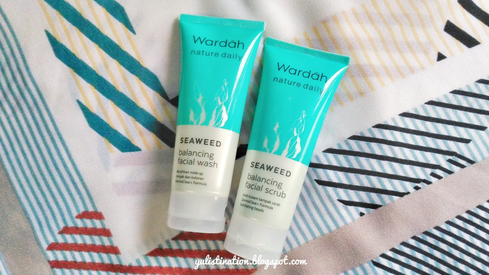 REVIEW : Wardah Nature Daily Seaweed Balancing Facial Wash & Facial ...