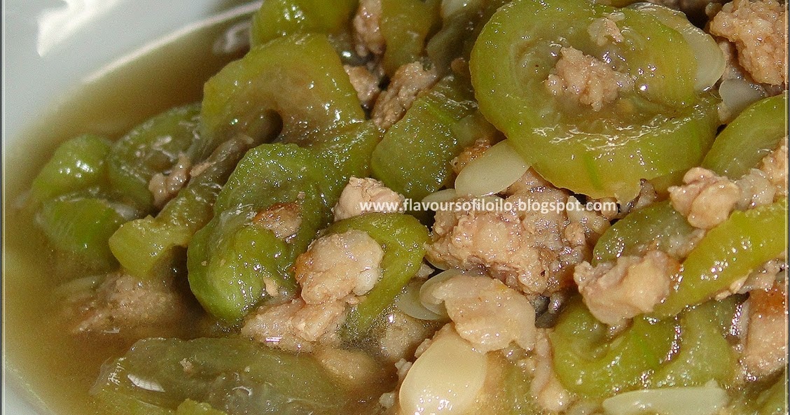 Guisadong Patola with Ground Pork