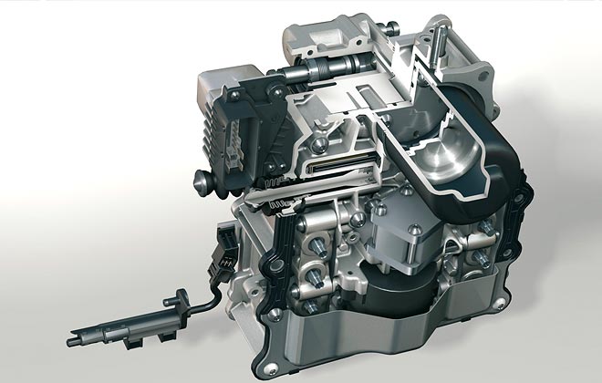 Transmission of Mazda vs Volkswagen: mechatronic - electric mechanic in ...