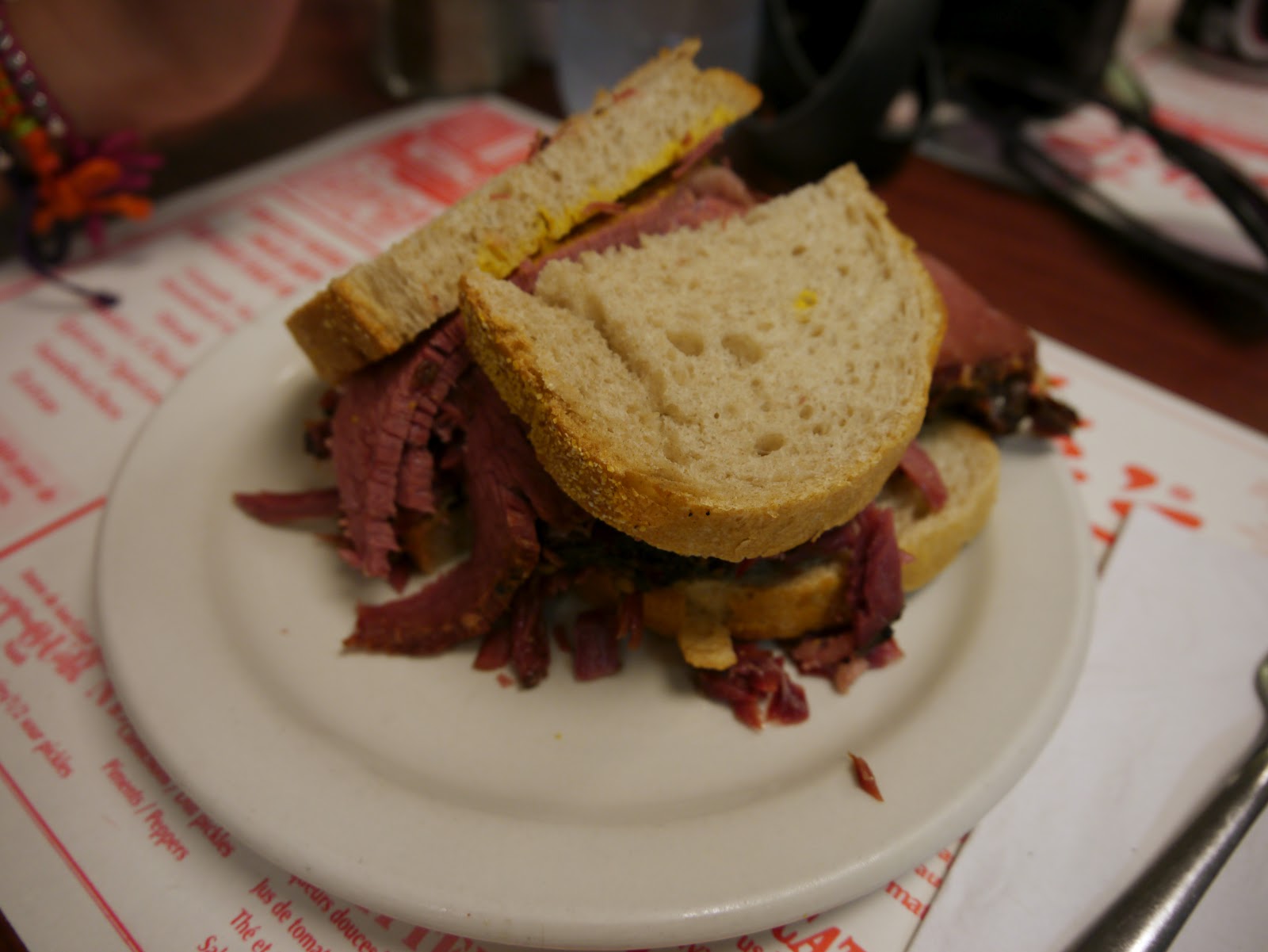 What I ate: Montreal - Schwartz's deli | Christine Loves to Travel