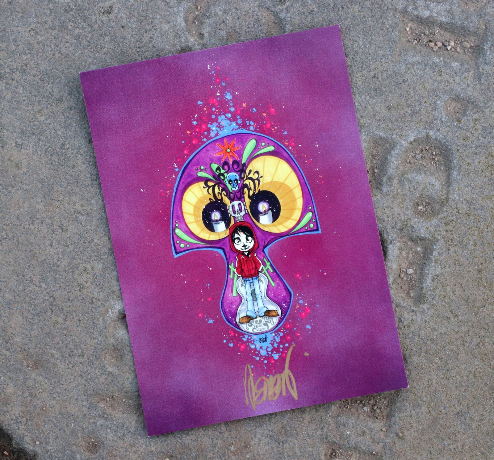 Dan the Pixar Fan: Coco: "Deep Eyes" Art by Francisco Herrera