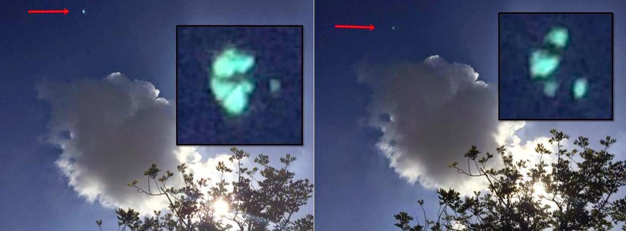 Weird objects in the sky over Irvine, CA - Cedarville, AR - Cleveland Ohio