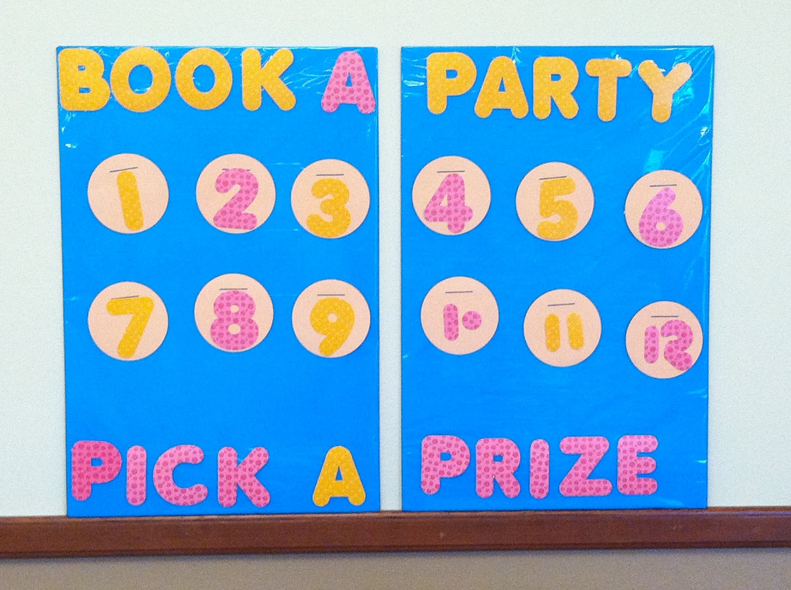 It's 31-derful: ~ Book a Party - Pick a Prize