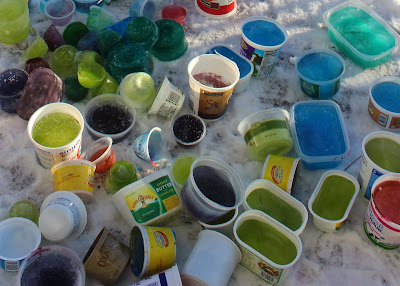 Mini Matisse: Colored Ice Blocks