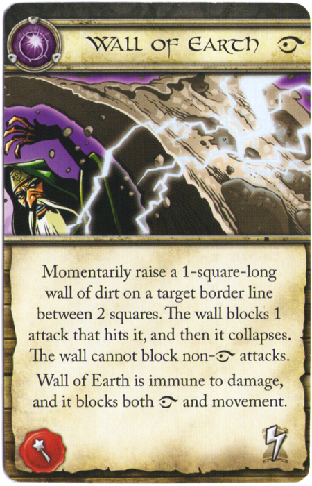 Wiz-War Mastered: Conjuring - Counter - Wall of Earth