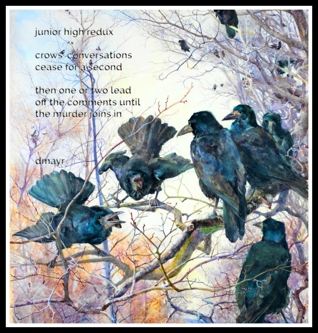 Random Noodling: Poetry Friday--Crows