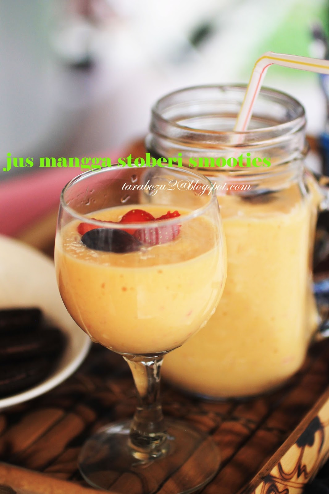 JUS MANGGA STOBERI SMOOTIES | AIR TANGAN ZUHAIDA