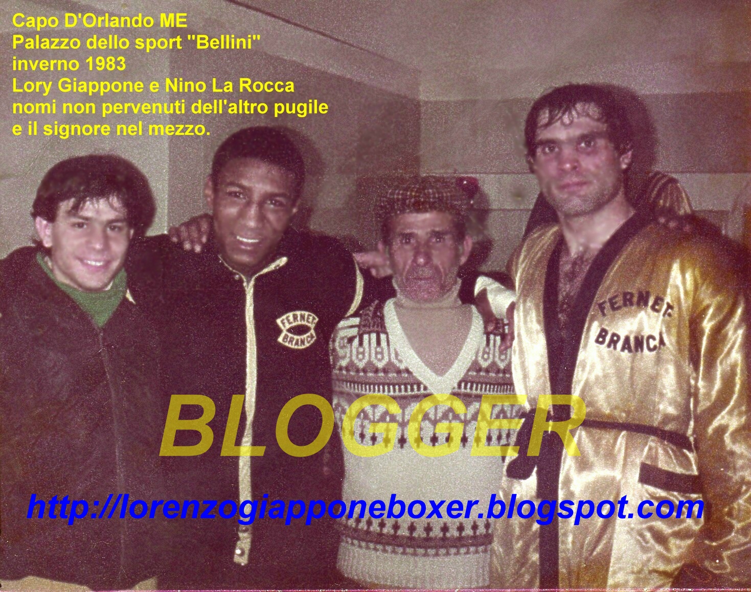 LORENZO GIAPPONE BOXER PALERMITANO ANNI 80 : Da sinistra, Giappone e La ...