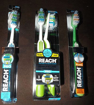 & GET A NEW ANGLE ON BRUSHING